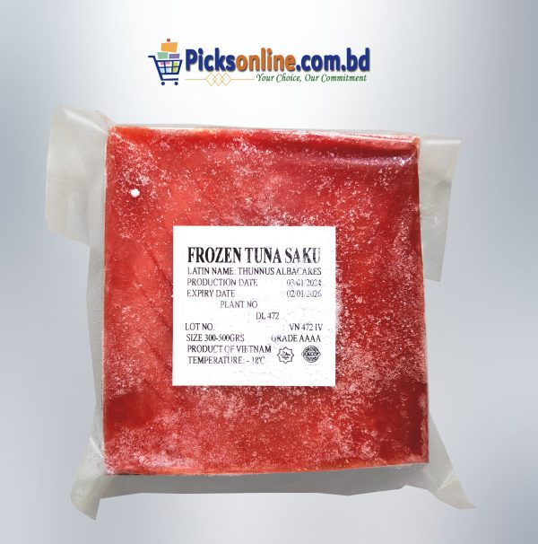 FROZEN TUNA SAKU BLOCK 450GM - PicksOnline.Com.BD
